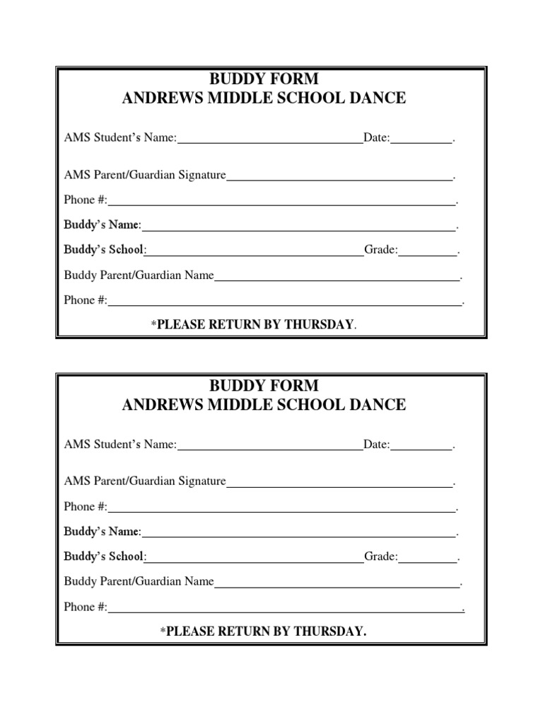 Buddy Form | PDF