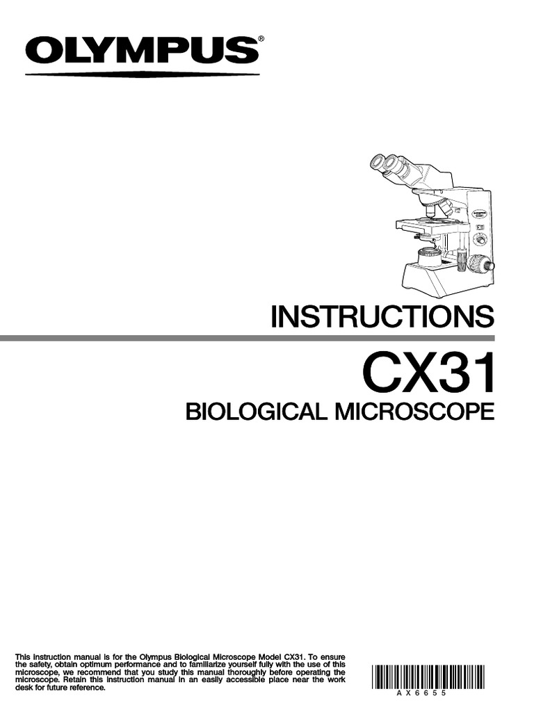 CX31 Instructions Manual | Ac Power Plugs And Sockets | Angular Resolution