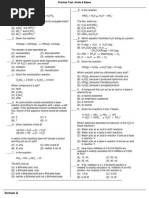 Solubility Rules Worksheet - Answers | PDF