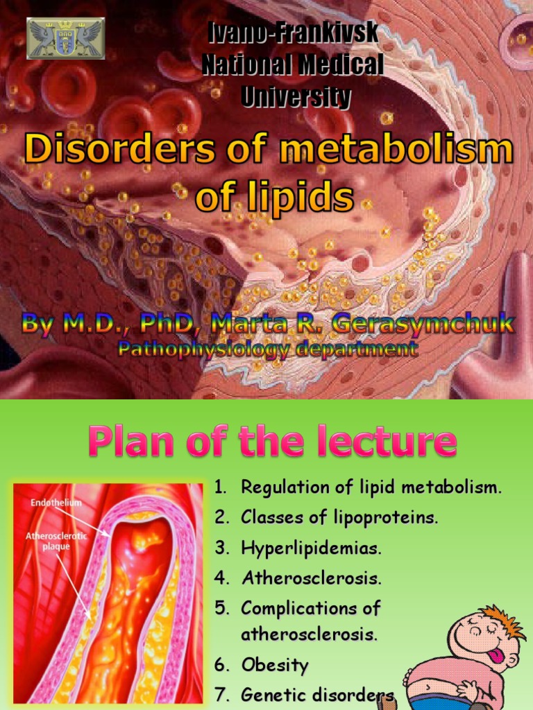 Lipid Disorders Pathophysiology | PDF | Lipoprotein | Leptin