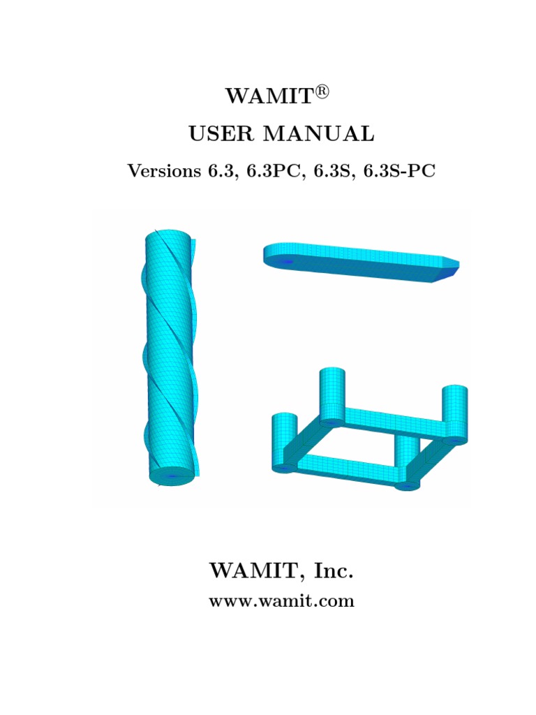 Wamit Manual | Download Free PDF | Subroutine | Parameter (Computer Programming)