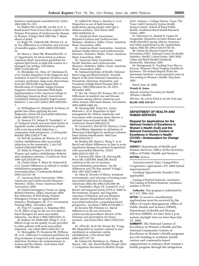 Federal Register / Vol. 70, No. 121 / Friday, June 24, 2005 / Notices ...