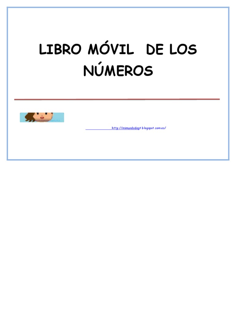 Libro móvil de los números | PDF