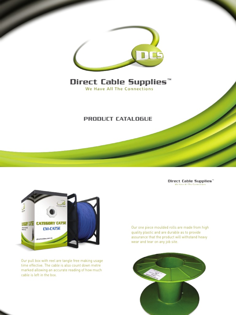 DCS Cable Product Catalogue Overview | PDF | Coaxial Cable | Cable