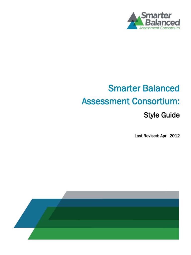 Style Guide SBAC | PDF | Letter Case | Typefaces