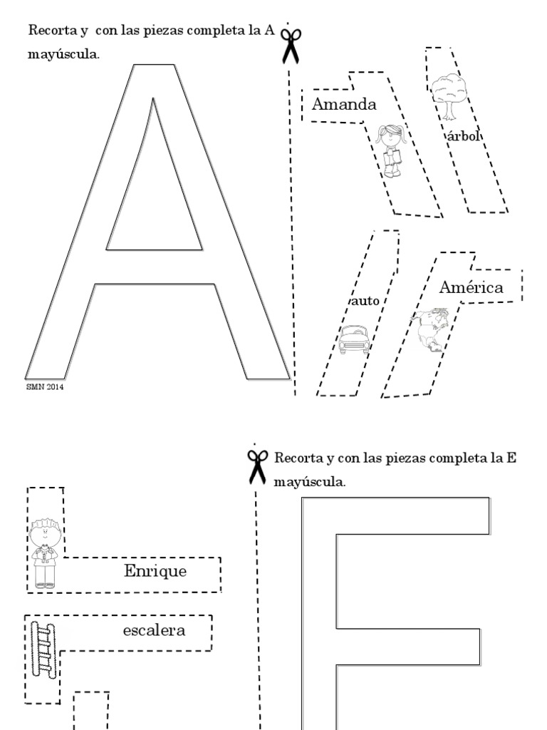 Vocales Recortables | PDF