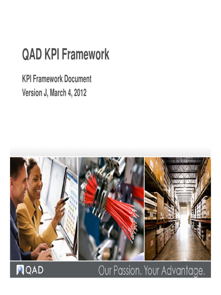 KP I Framework QAD | PDF | Performance Indicator | Inventory
