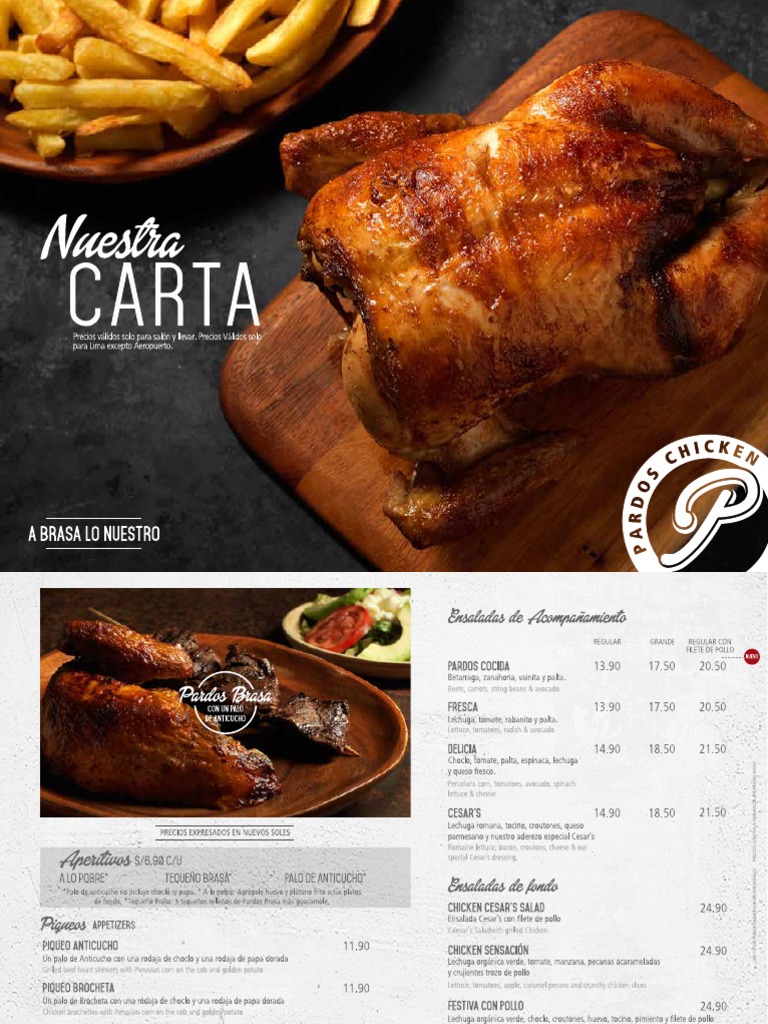 Carta Pardos Chicken