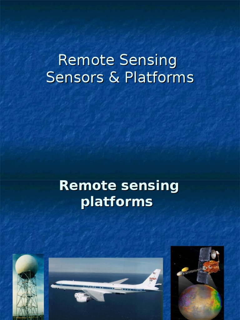 PPT | PDF | Image Resolution | Remote Sensing