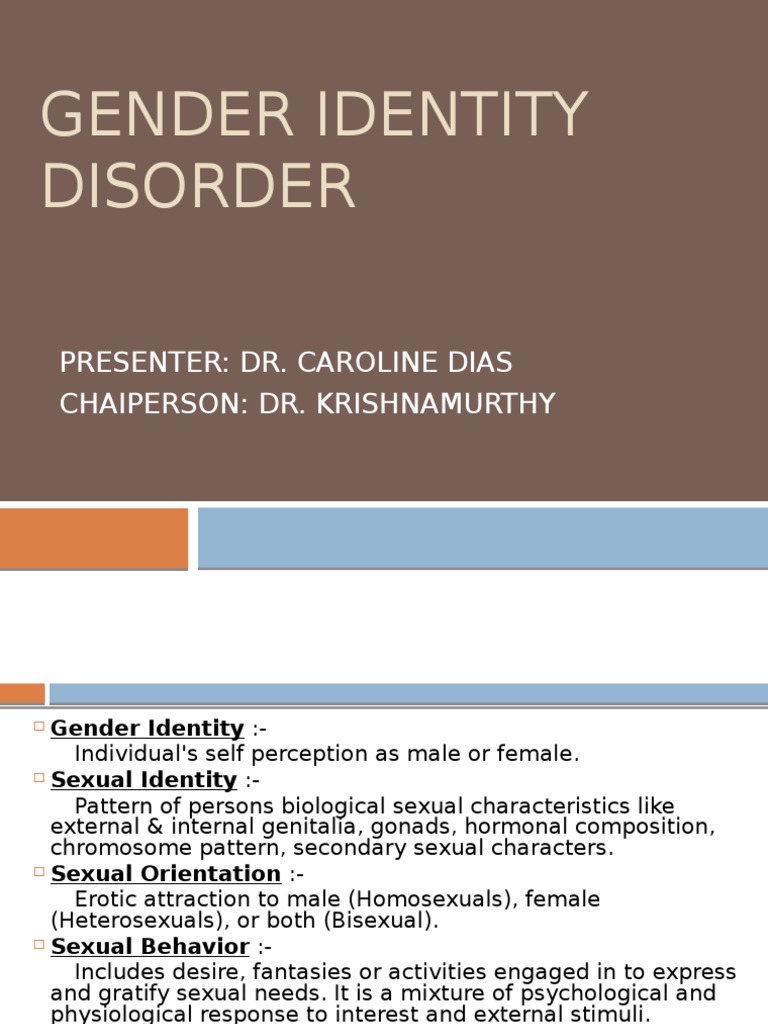 Understanding Gender Identity Disorders | PDF | Gender Identity ...