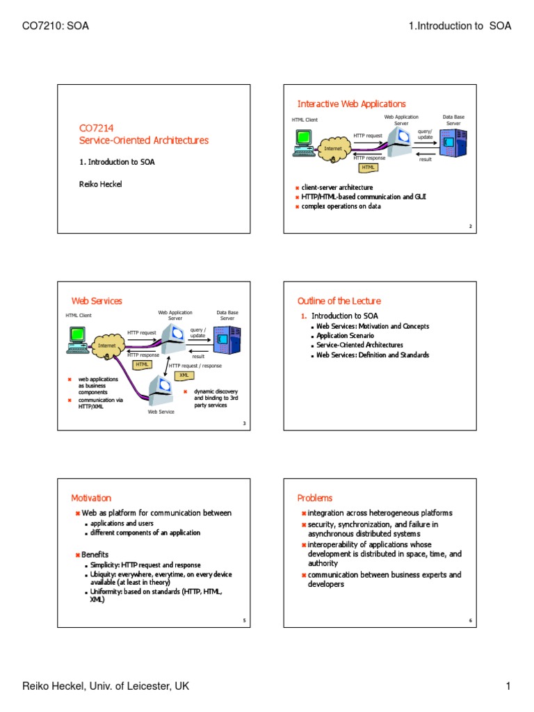 SOA and XML Modeling | PDF | Service Oriented Architecture | Web Service