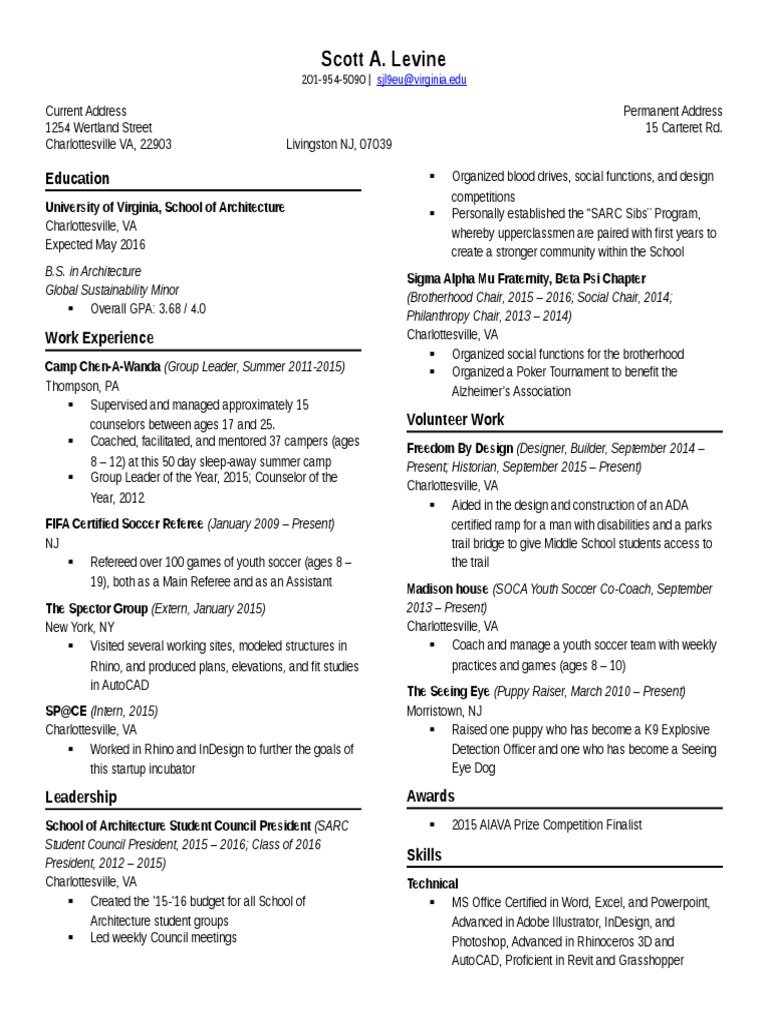 Resume 02 | PDF | Career & Growth | Sports & Recreation
