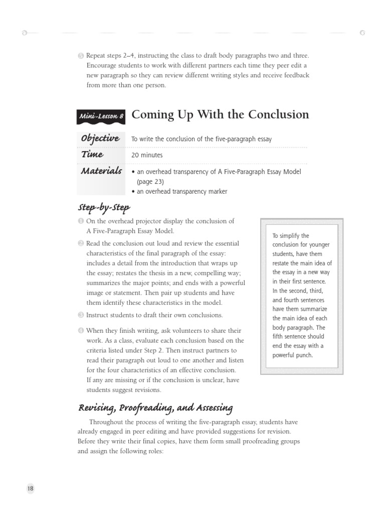 5 Paragraph Sample | Essays | Narrative