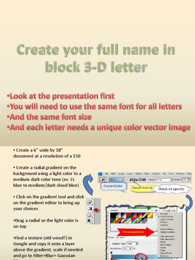 Steps For Creating Cascading Text | PDF | Adobe Photoshop ...