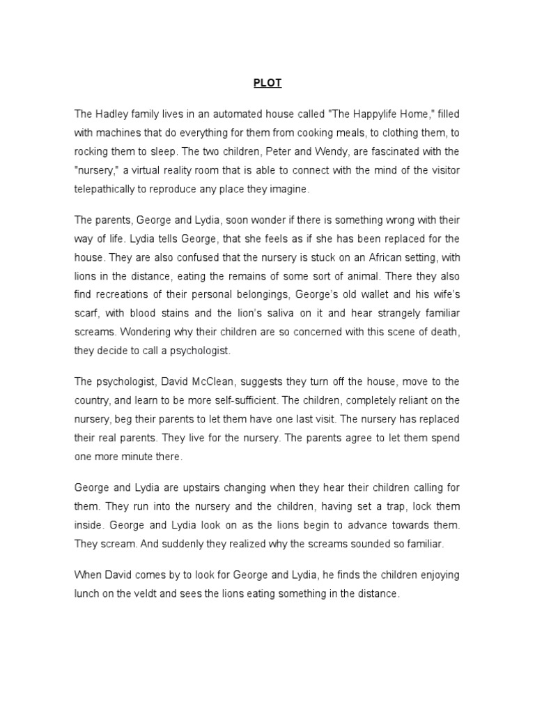 The Veldt FINAL | PDF