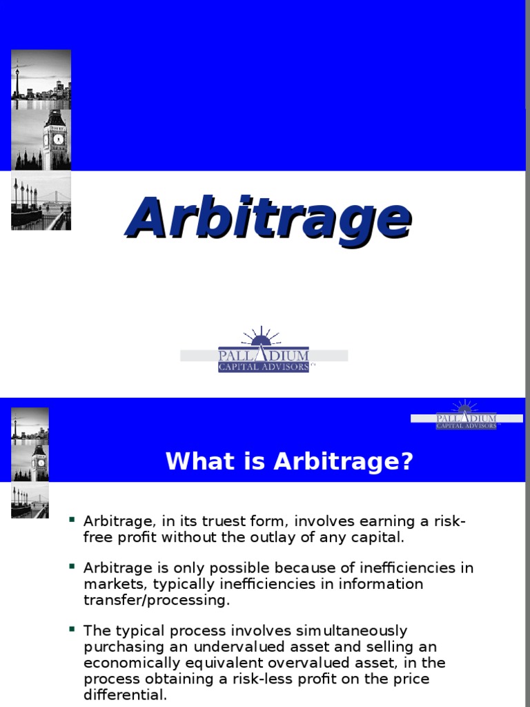 Understanding Arbitrage Strategies | PDF | Arbitrage | Hedge Fund