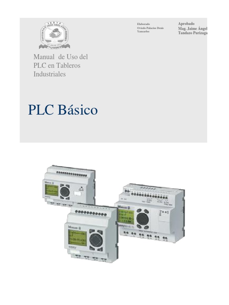 Manual Plc Básico Pdf Controlador Lógico Programable Unidad