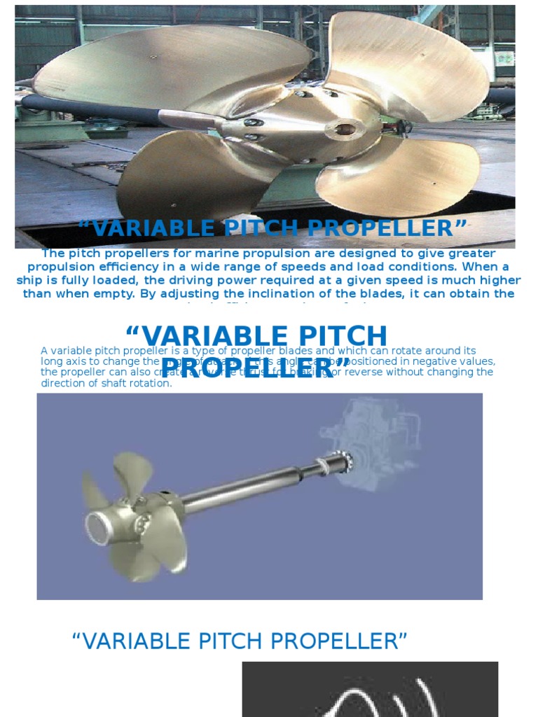 Variable Pitch Propeller | PDF | Propeller | Vehicle Parts