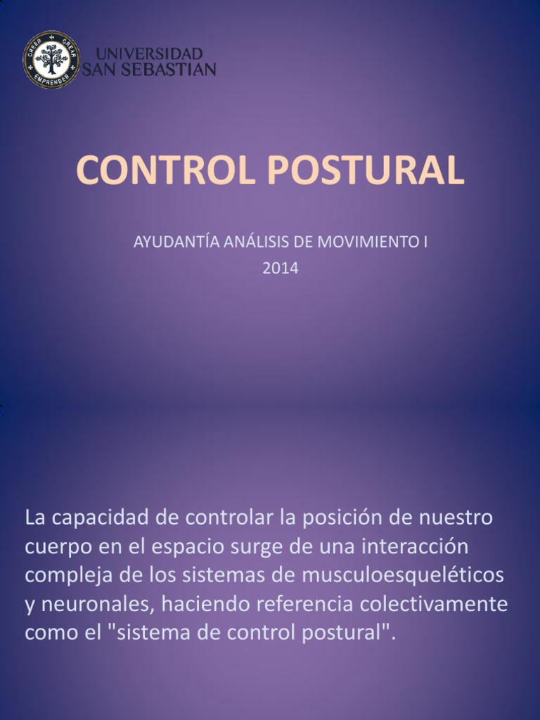 Control Postural PDF | Descargar gratis PDF | Músculo | Pie