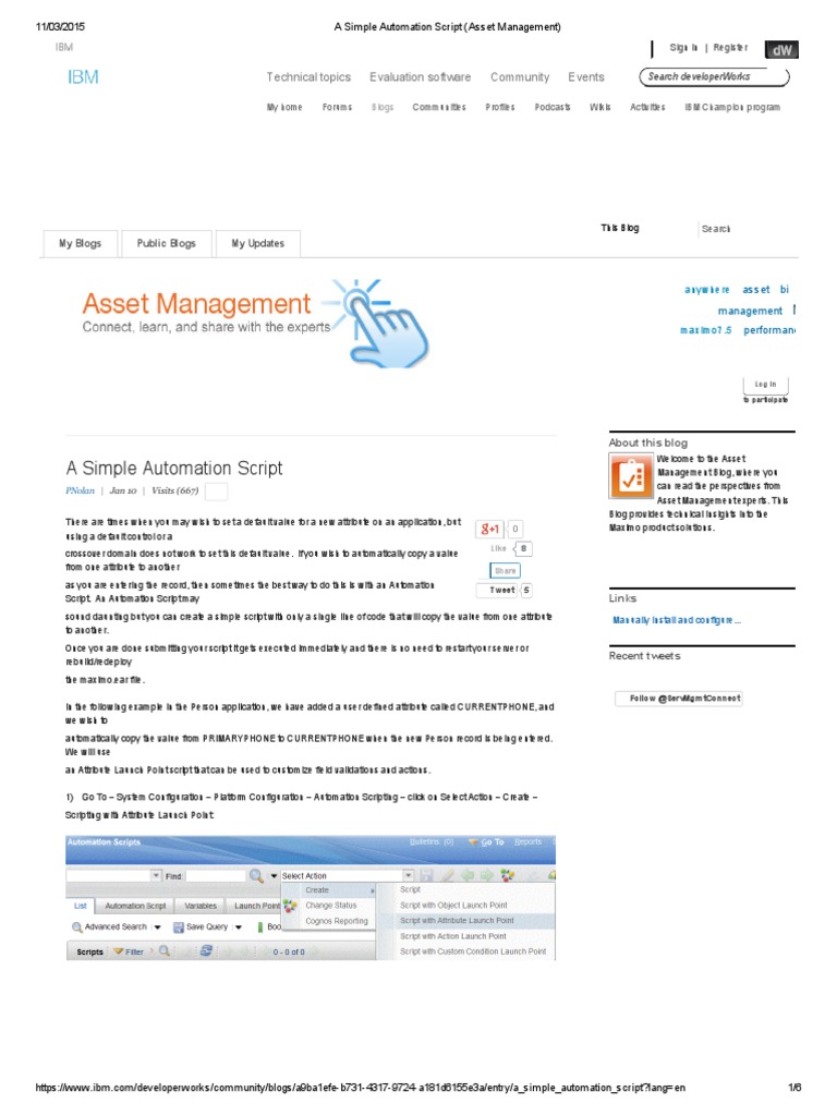 A Simple Automation Script (Asset Management) PDF | PDF | Scripting Language | Variable ...