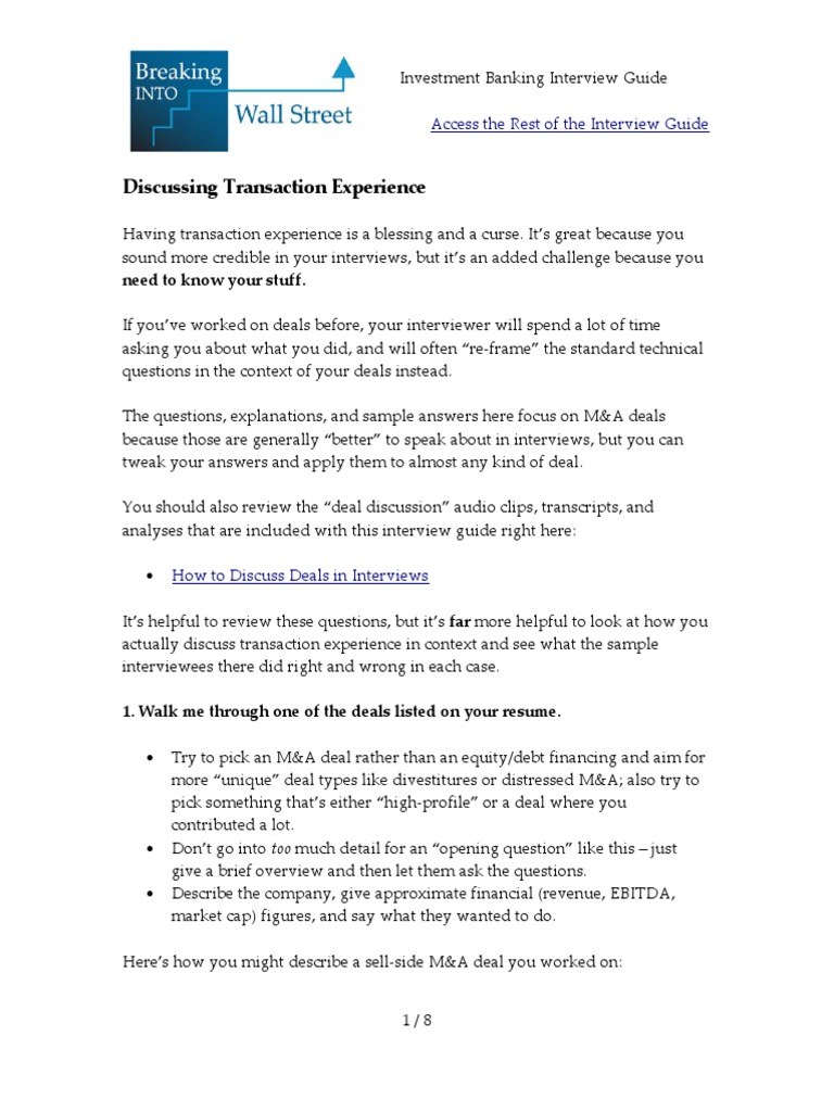 IB Transactions Questions Answers | PDF | Mergers And Acquisitions ...