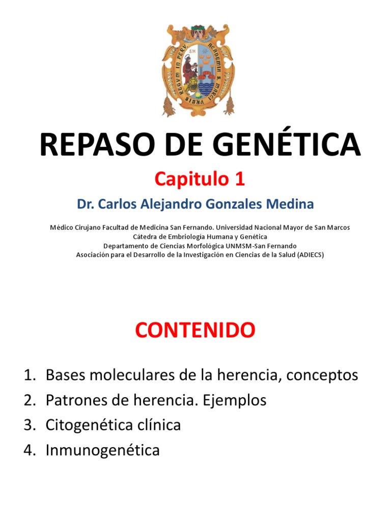 Repaso de Genética | PDF | Cromatina | Rna