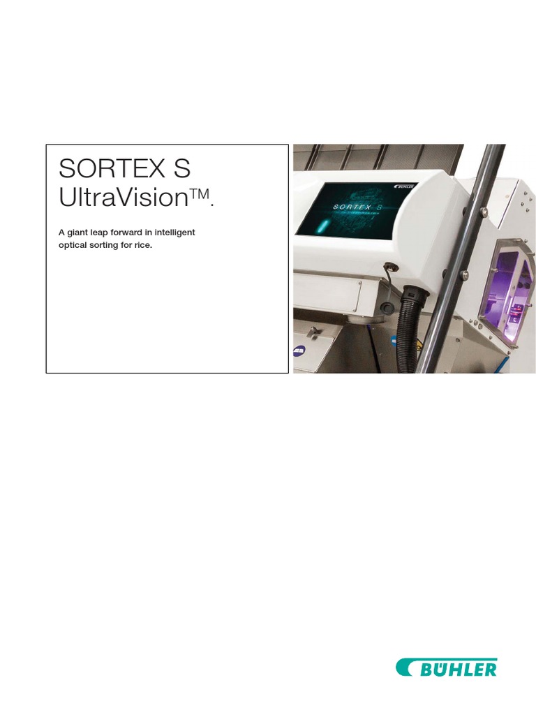Brochure SORTEX S UltraVision Optical Sorter 2014 en | PDF | Computing | Computing And ...