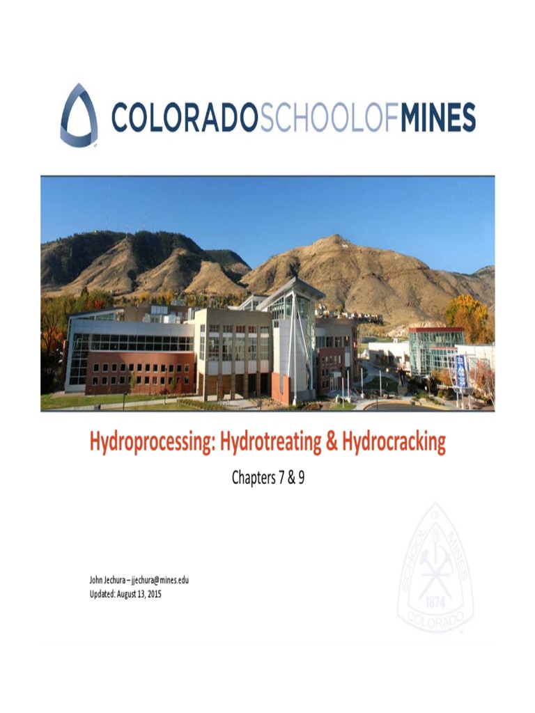 08 Hydroprocessing | PDF | Cracking (Chemistry) | Oil Refinery