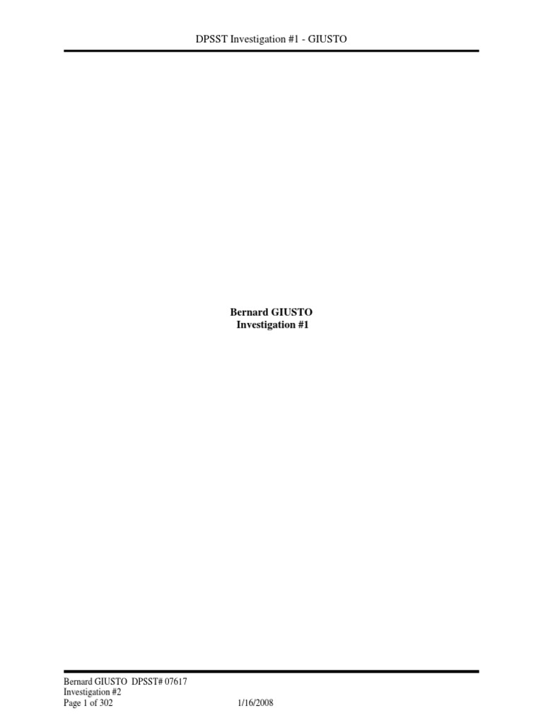 Investigation of Bernard Giusto | PDF | Concealed Carry In The United ...
