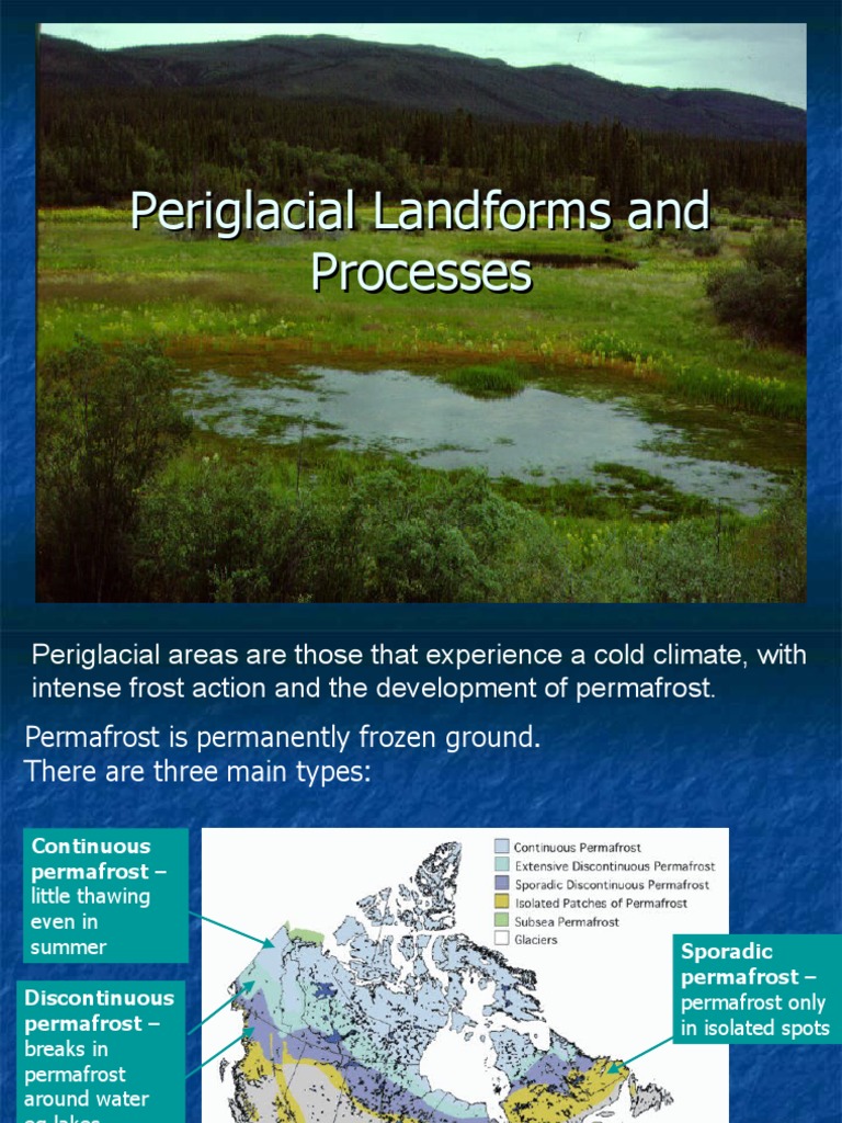 Periglacial Landforms and Processes | PDF | Ice | Earth Sciences