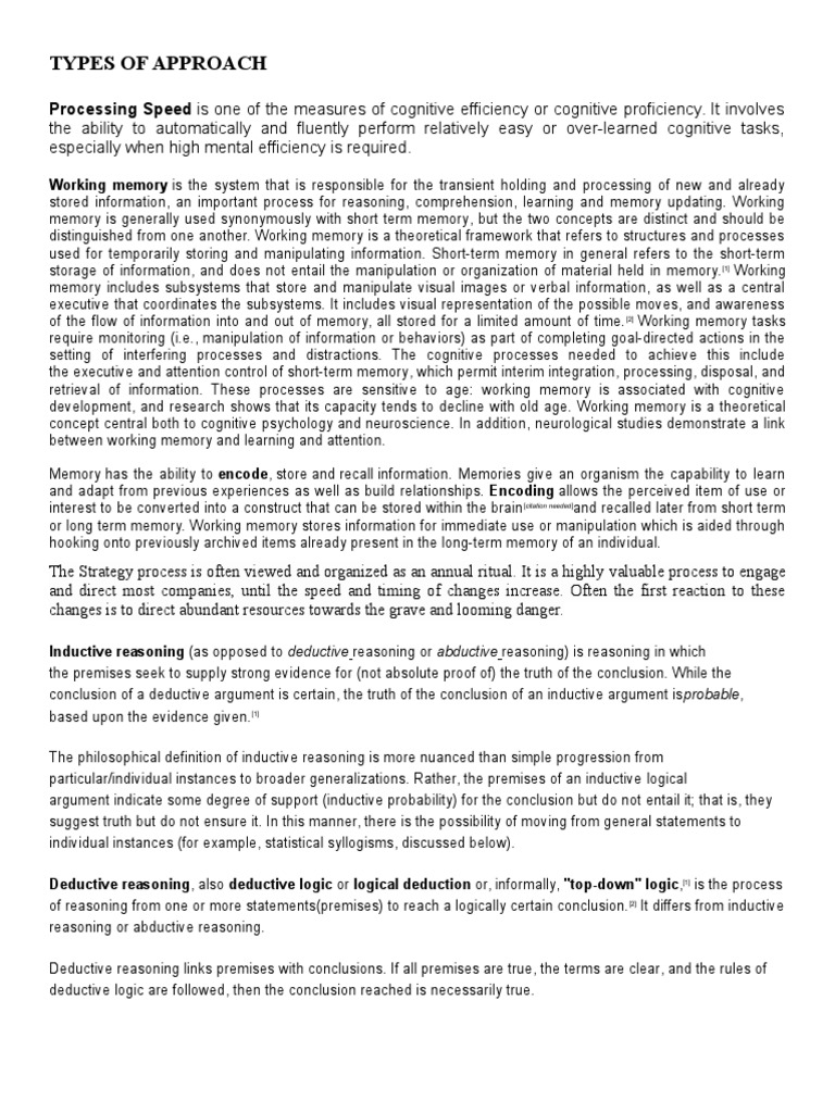 Types of Approach | PDF