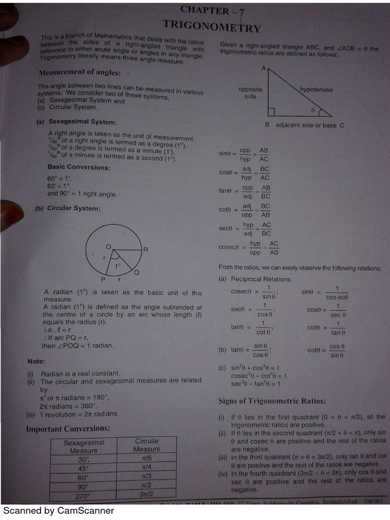 Trignometry | PDF