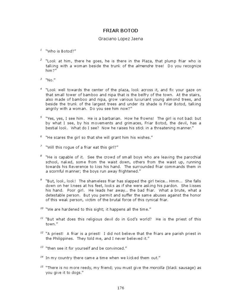 Friar Botod: A Portrait of Clerical Abuse and Corruption in a ...