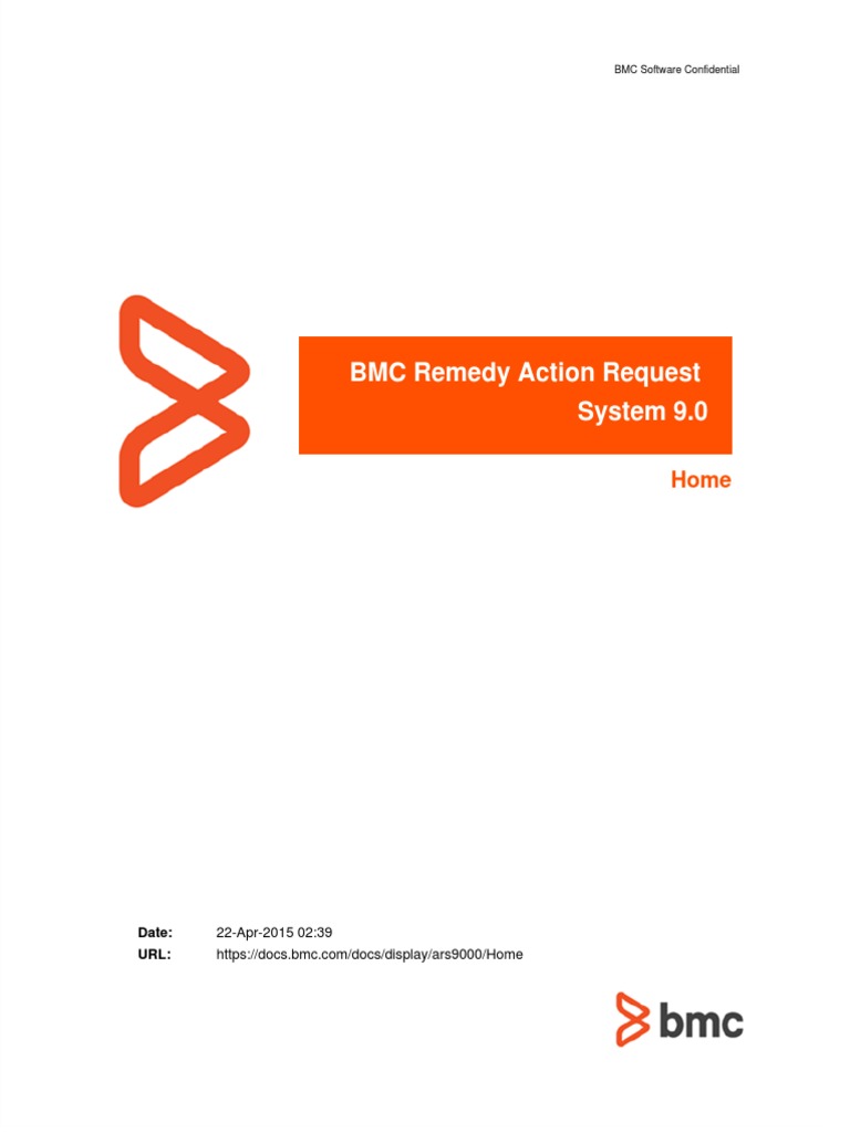 Bmc Remedy Action Request System 9 0 En Pdf Load Balancing Computing Areas Of Computer