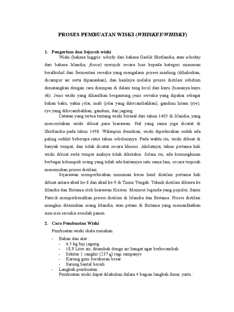 Proses Pembuatan Wine | PDF