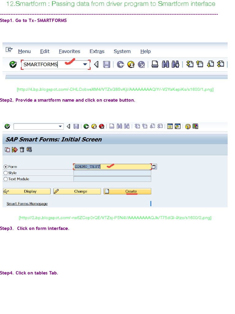 12.smartform Passing Data From Driver Program To Smartform Interface | PDF | Business ...