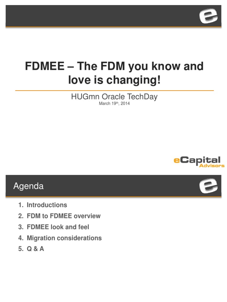 FDMEE Training Final | PDF | Enterprise Resource Planning | Oracle Corporation