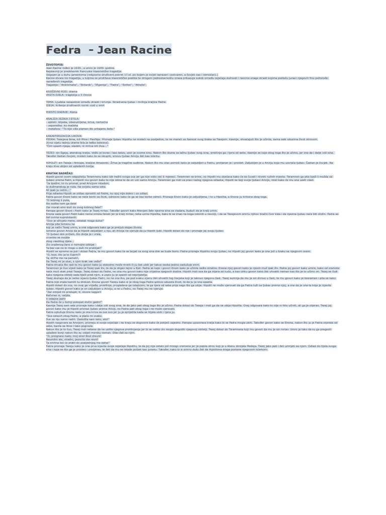 Fedra Zan Rasin | PDF