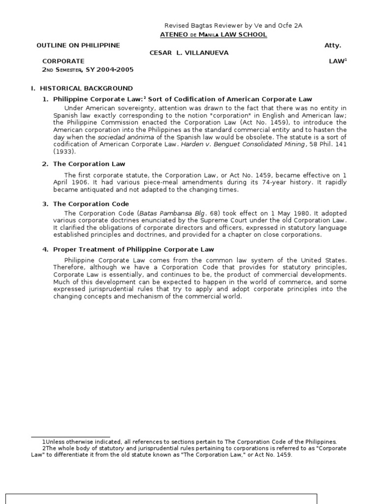 corporation code of the philippines | Corporations | Partnership