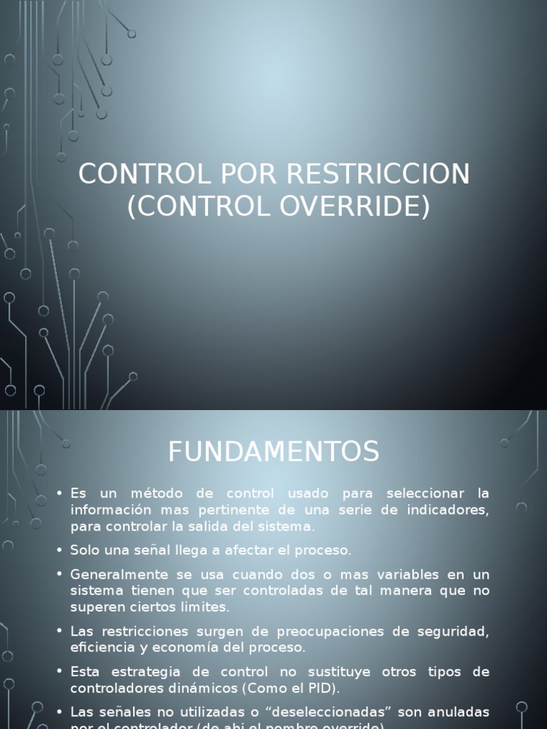 Control Override | PDF