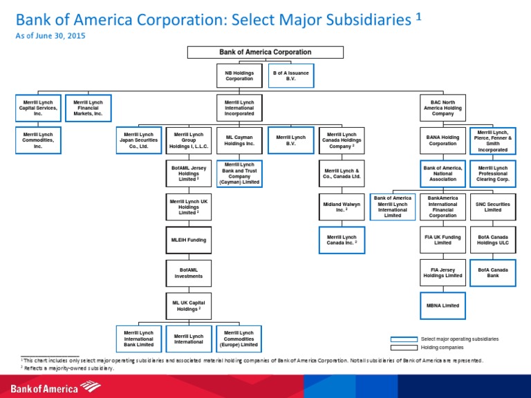 Organigrama Del Bank of America | PDF
