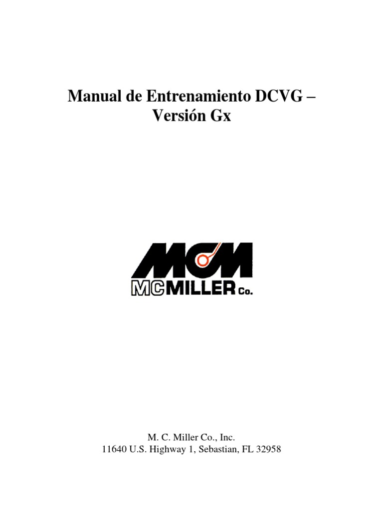 Manual de Entrenamiento DCVG - Version GX | PDF | Sistema de ...