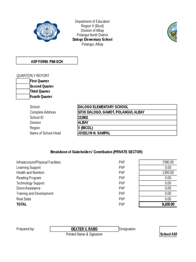 Printed Name & Signature | PDF