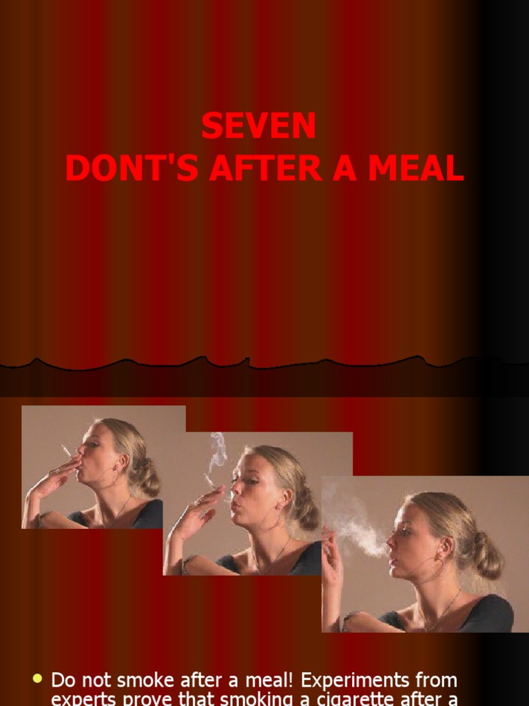 After Meals | PDF