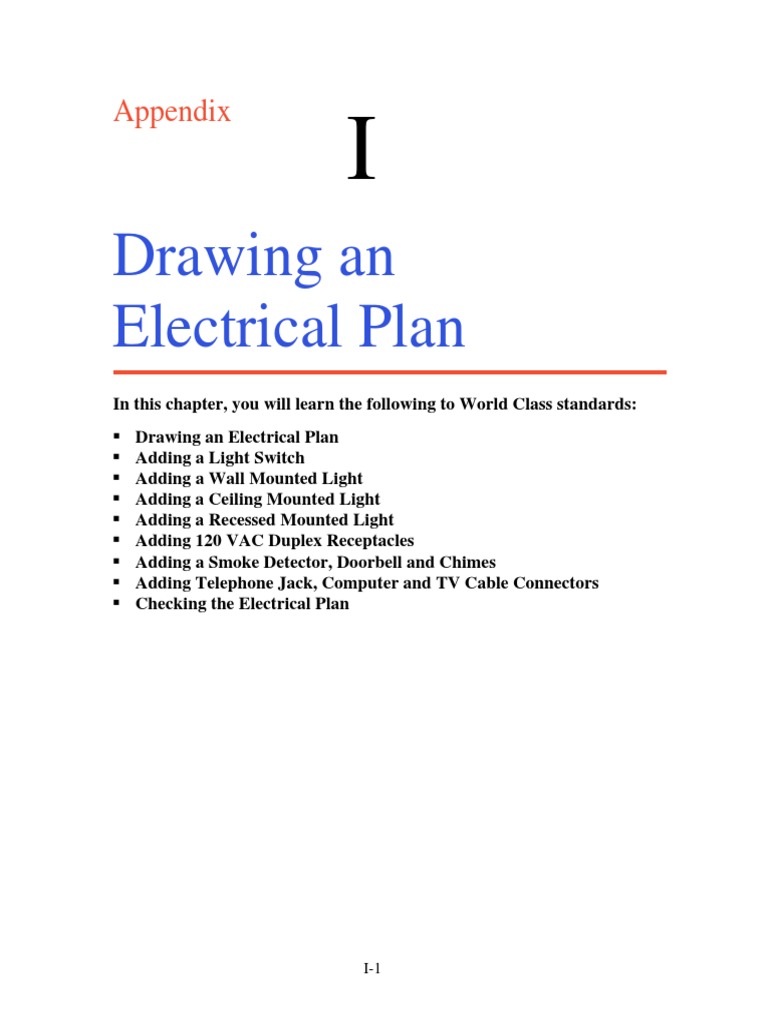 Drawing An Electrical Plan | PDF | Electrical Connector | Switch