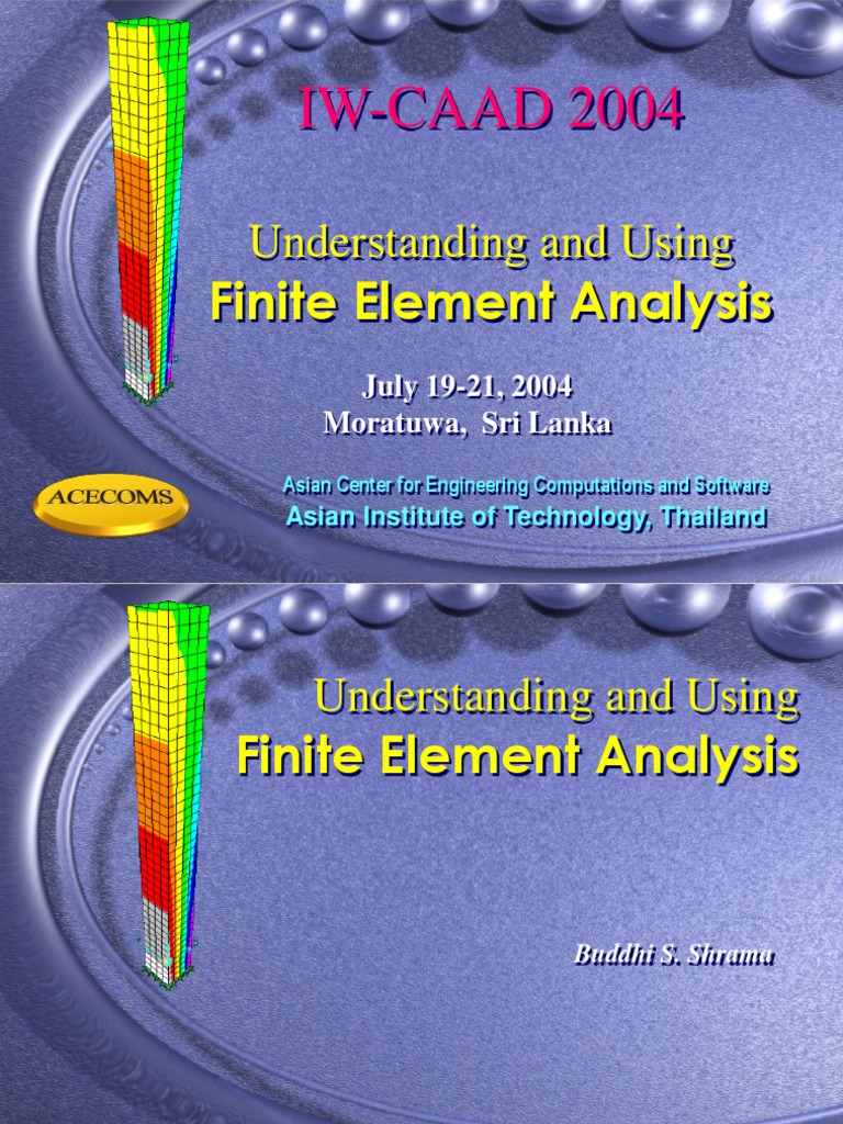 Finite Element Analysis | PDF | Deformation (Mechanics) | Coordinate System