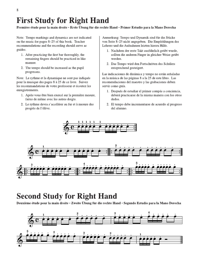 Suzuki Piano 1 | PDF