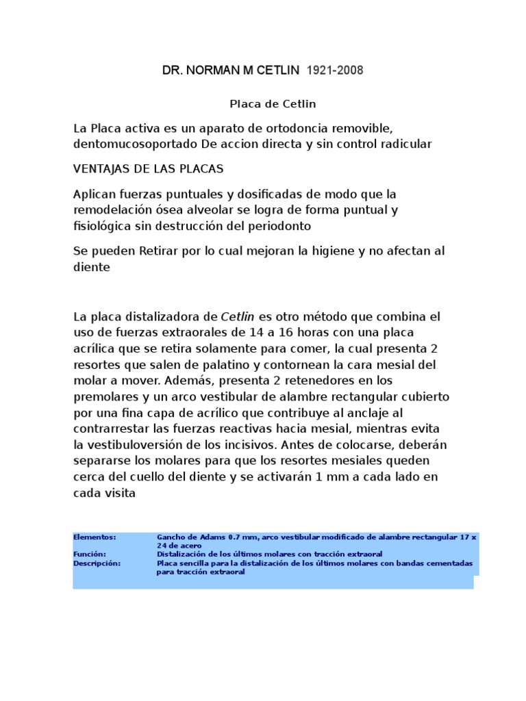 Cetlin ORTODONCIA | PDF