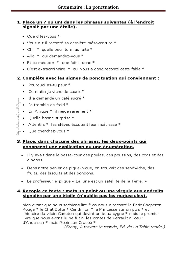 Maîtrisez la ponctuation française | PDF | Ponctuation | Mécanique du ...