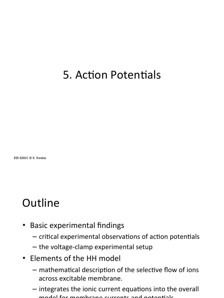 Action Potentials | PDF | Action Potential | Physiology
